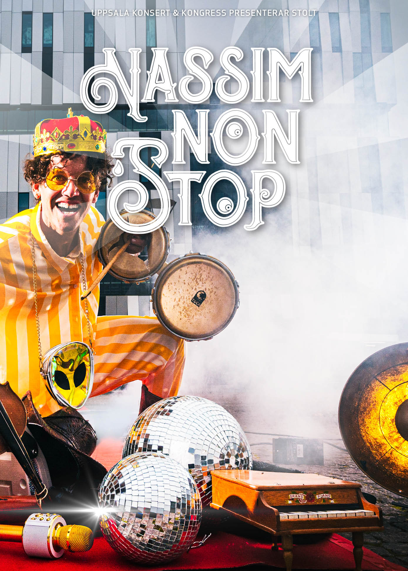 Inställt: Nassim Non Stop 26/8 - Uppsala Konsert & Kongress